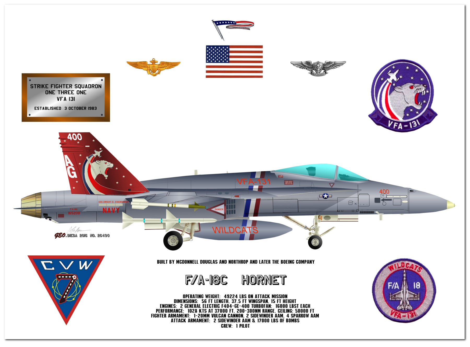 F18 Super Hornet Drawing